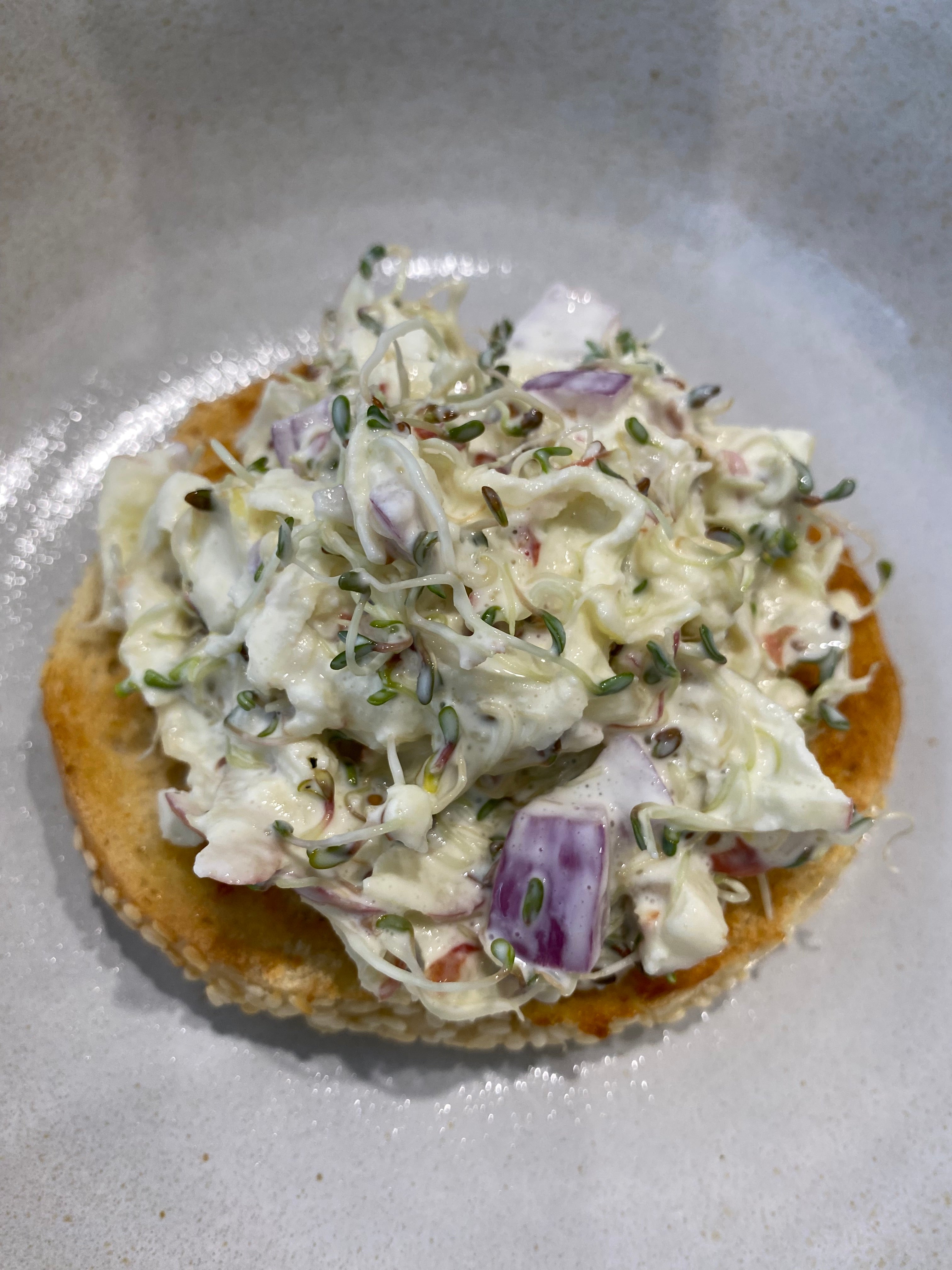 Creamy Alfalfa Sprout Bagel – The Wright Sprouts