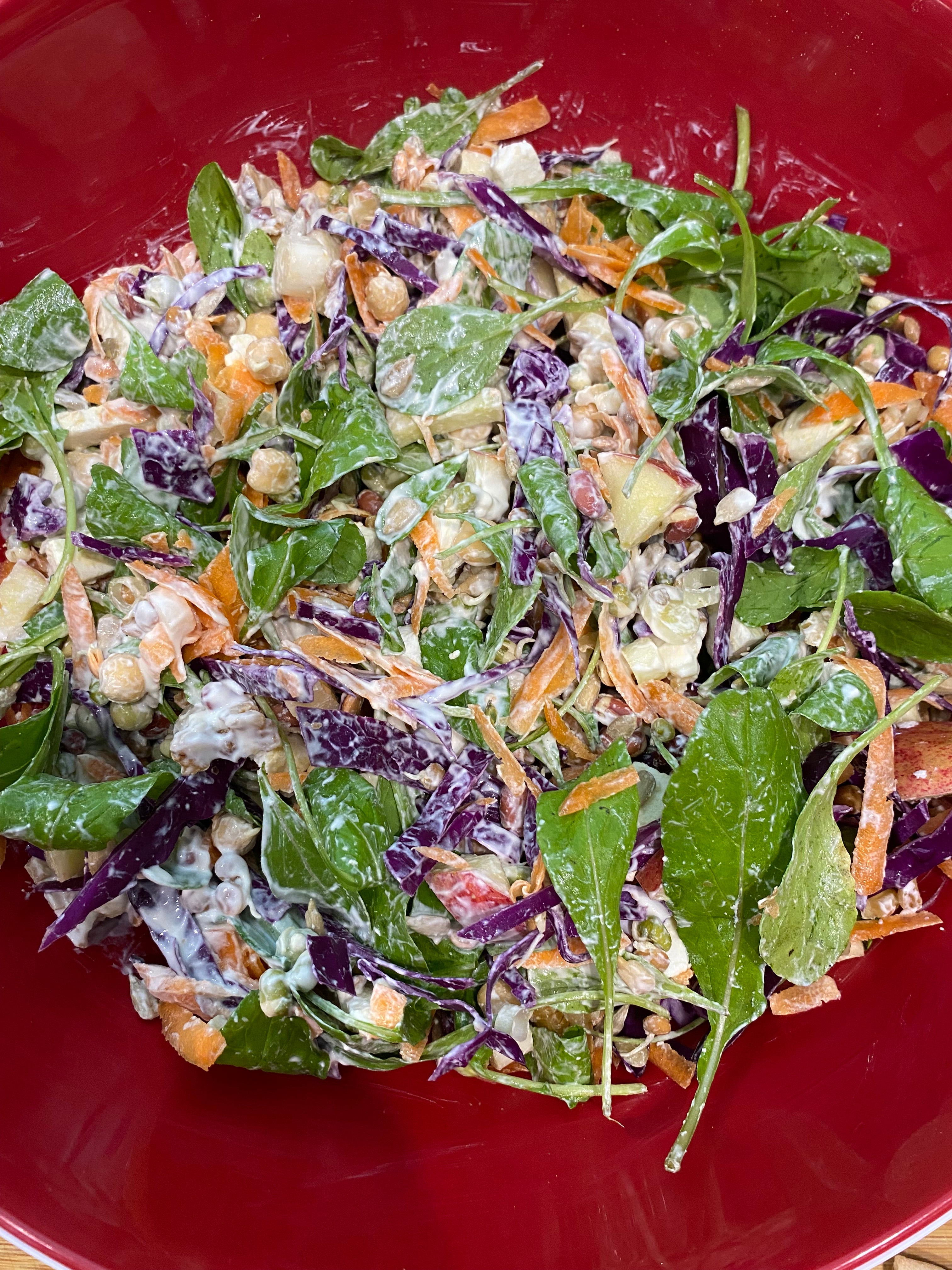 Rainbow Sprouted Coleslaw – The Wright Sprouts